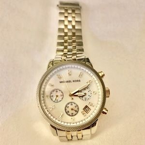 Michael Kors Accessories | Silver Watch Mk8086 | Poshmark